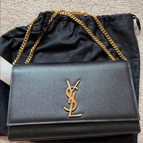 Yves Saint Laurent | Bags | Saint Laurent Ysl Kate Medium Shoulder Bag ...